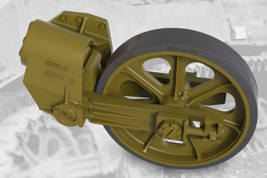 F35010 US light tank M5/M5A1/M8 HMC Idler set – FURY MODELS